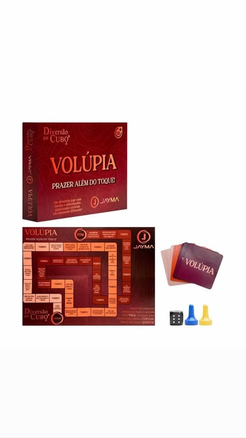 Volúpia Jogo Prazer Além do Toque Diversão ao Cubo - PontoSex | Prazer ...
