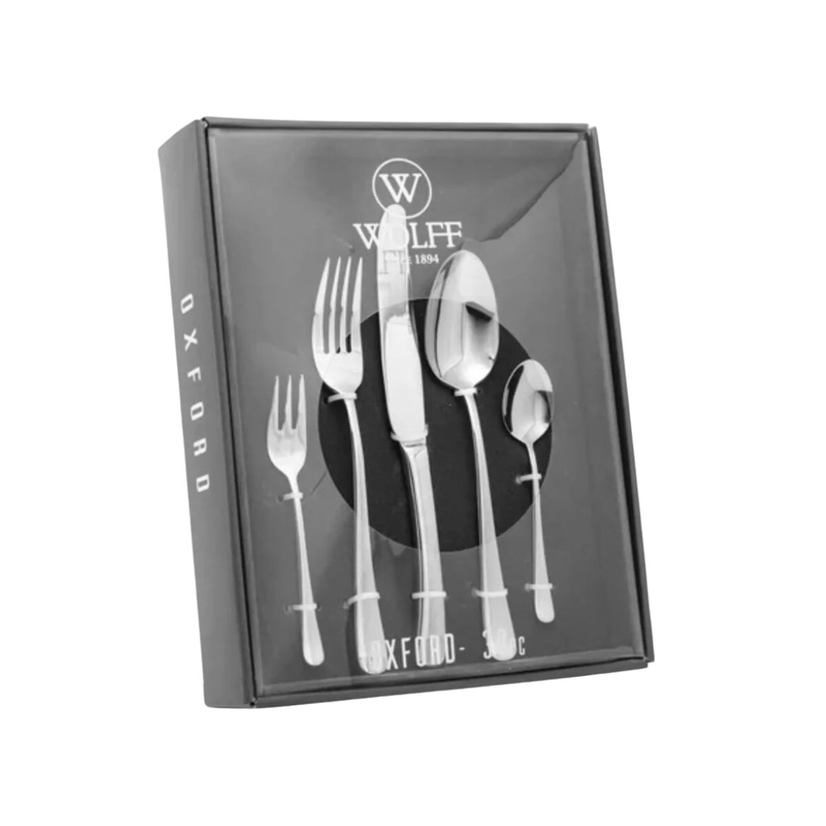 Faqueiro Jogo de Talheres Kit 30 Peças Aço Inox Talher Mesa Wolff Luxo ...