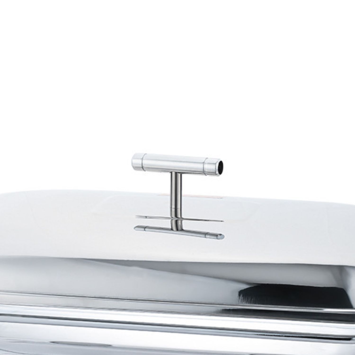 Rechaud Panela Retangular de Vidro Com Queimador Tampa Inox 2,2 Litros ...