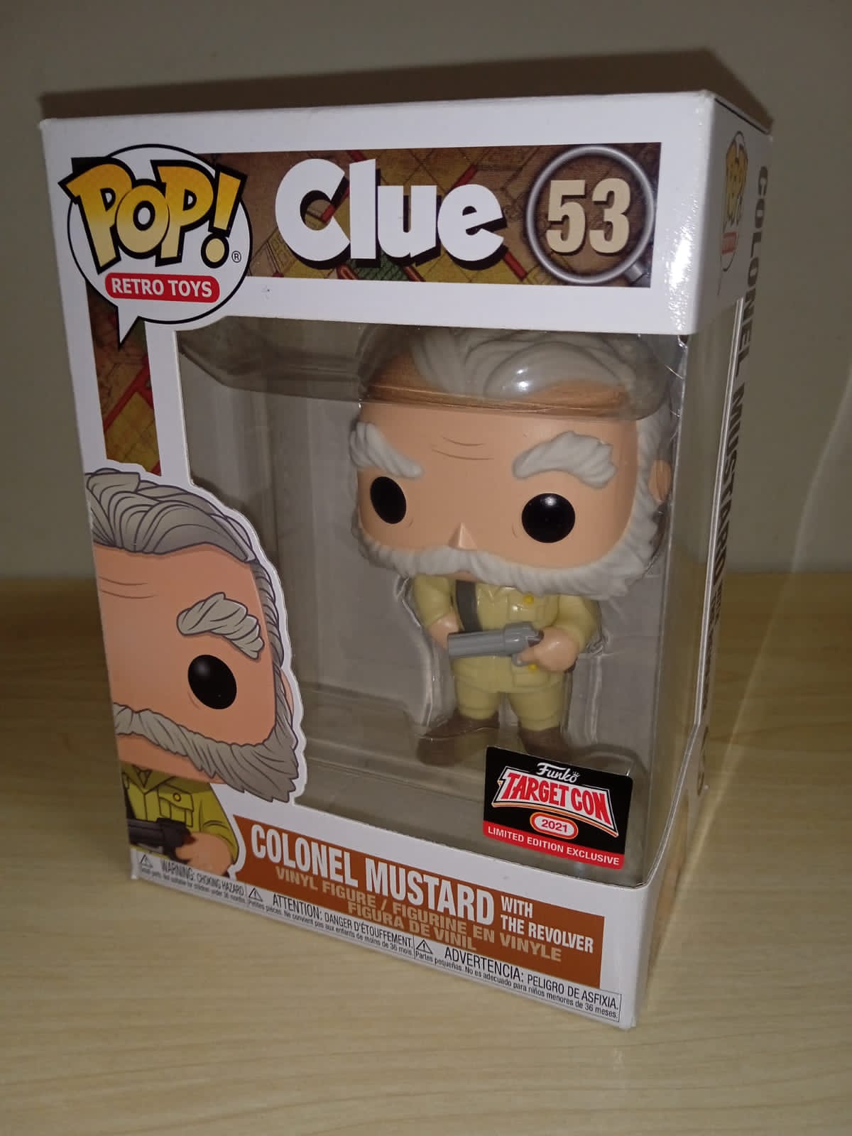 Funko Pop - Retro Toys - Clue - Colonel Mustard with The Revólver 53 ...