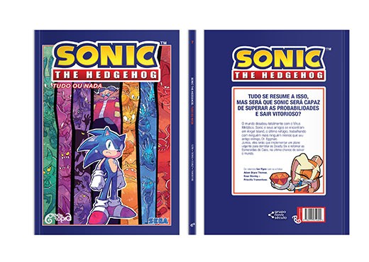Sonic The Hedgehog Volume 7: Tudo Ou Nada (Acompanha Marcador E Pôster ...