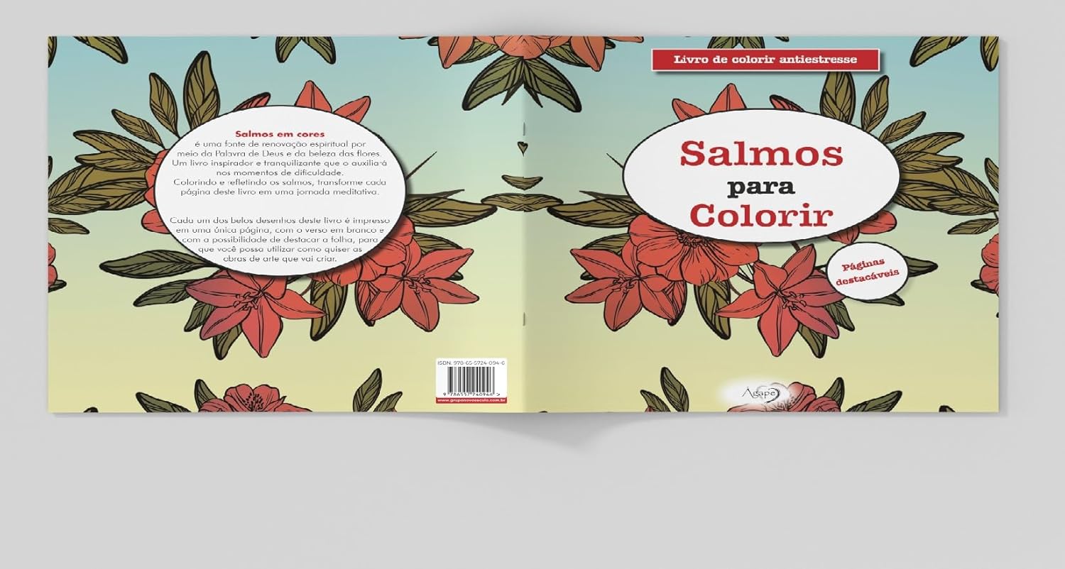 Salmos Em Cores: Passagens Bíblicas Para Colorir - Amoler - Editora e ...