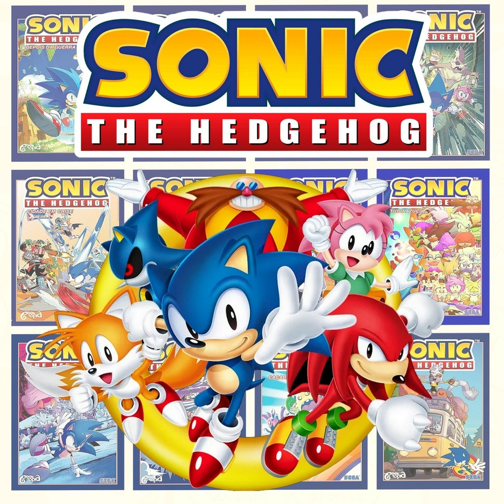 Coleção Sonic The Hedgehog Volume 1 Ao 12 - Amoler - Editora e Livraria