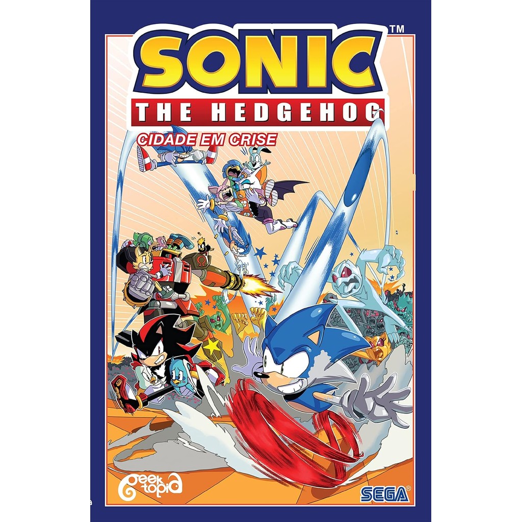 Combo Sonic The Hedgehog Vol. 1 A 6 - As Primeiras Grandes Aventuras D ...