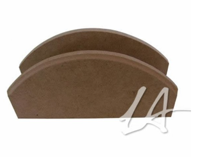 Porta Guardanapo em MDF Meia Lua R329 - Loja da Tina