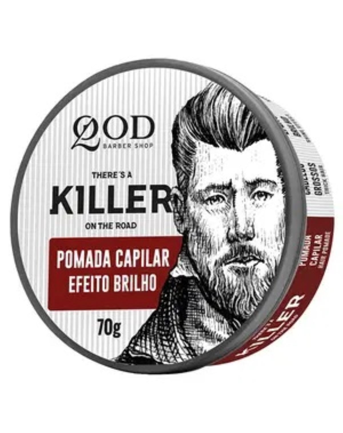 Pomada Capilar Killer Efeito Brilho QOD Barber Shop 70g - DH Utility | Produtos de saúde e ...