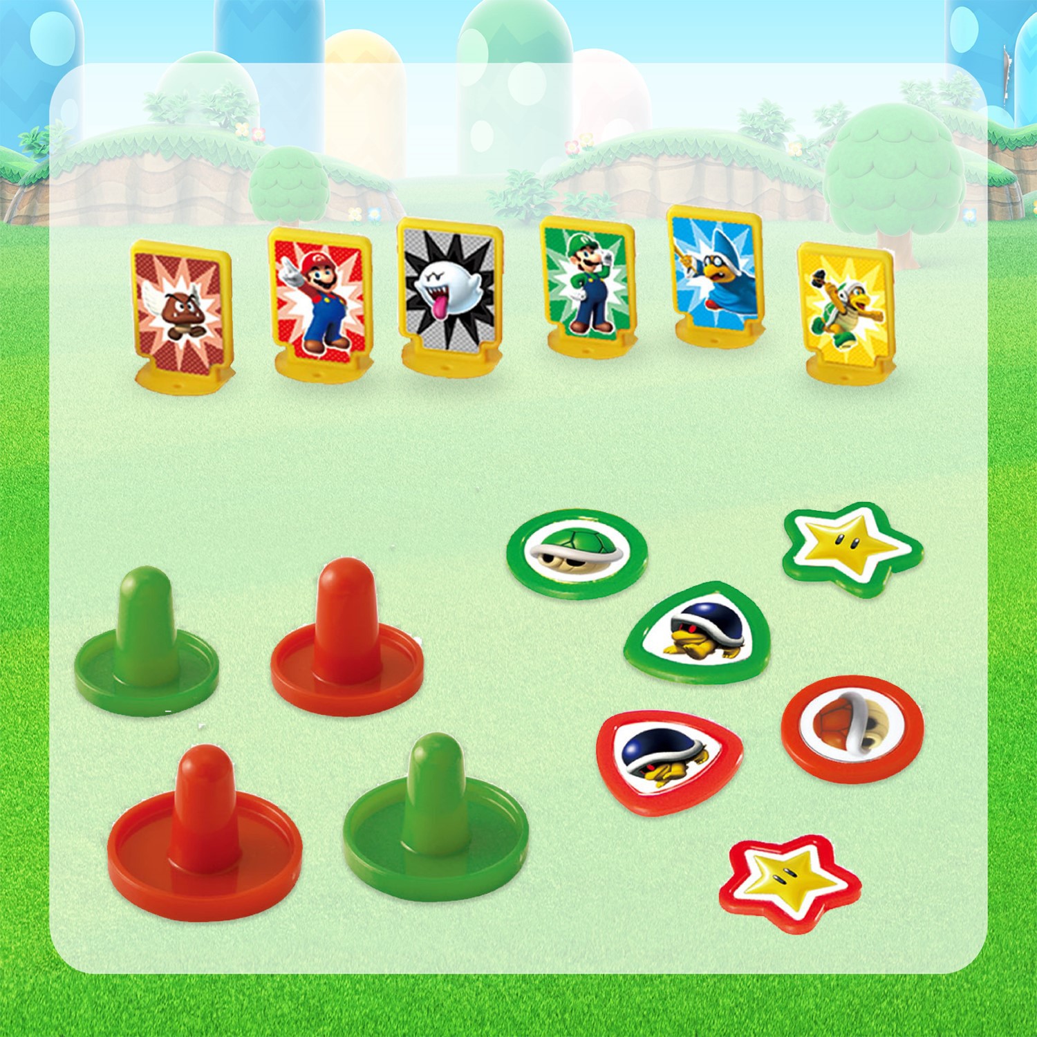 Super Mario Jogo Air Hockey Epoch Magia Super Mario - Nuvem de Algodão