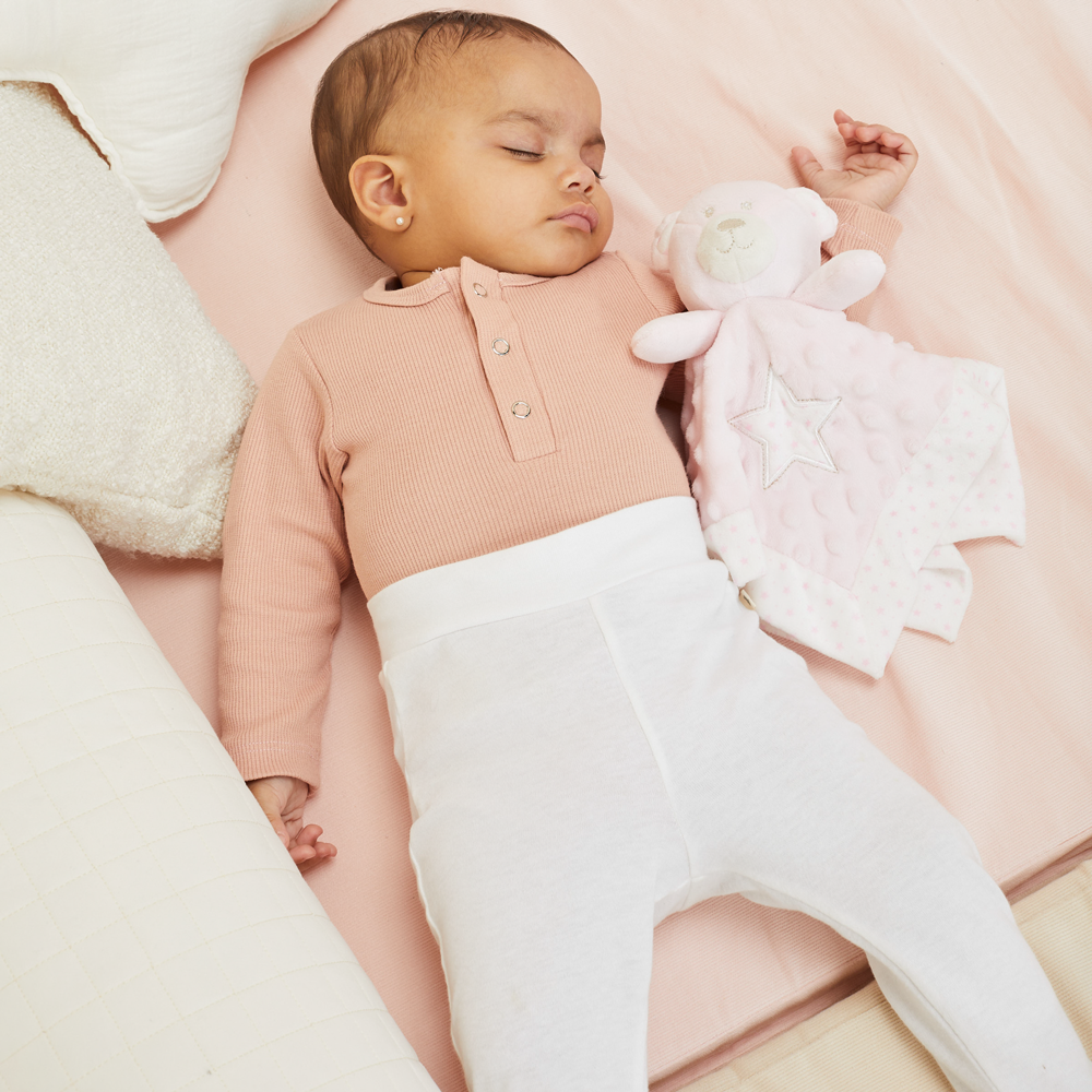 Naninha Buba Soninho Estrelado Rosa - Nuvem de Algodão