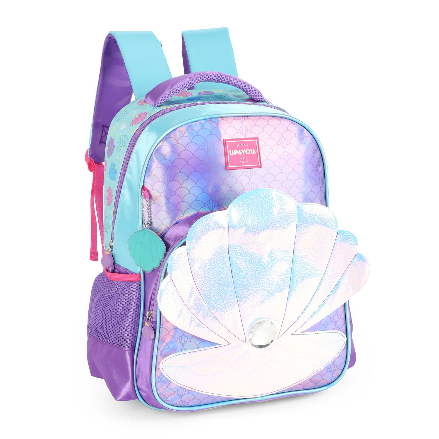 Mochila de Costas Luxcel Up4You Concha Violeta - Nuvem de Algodão