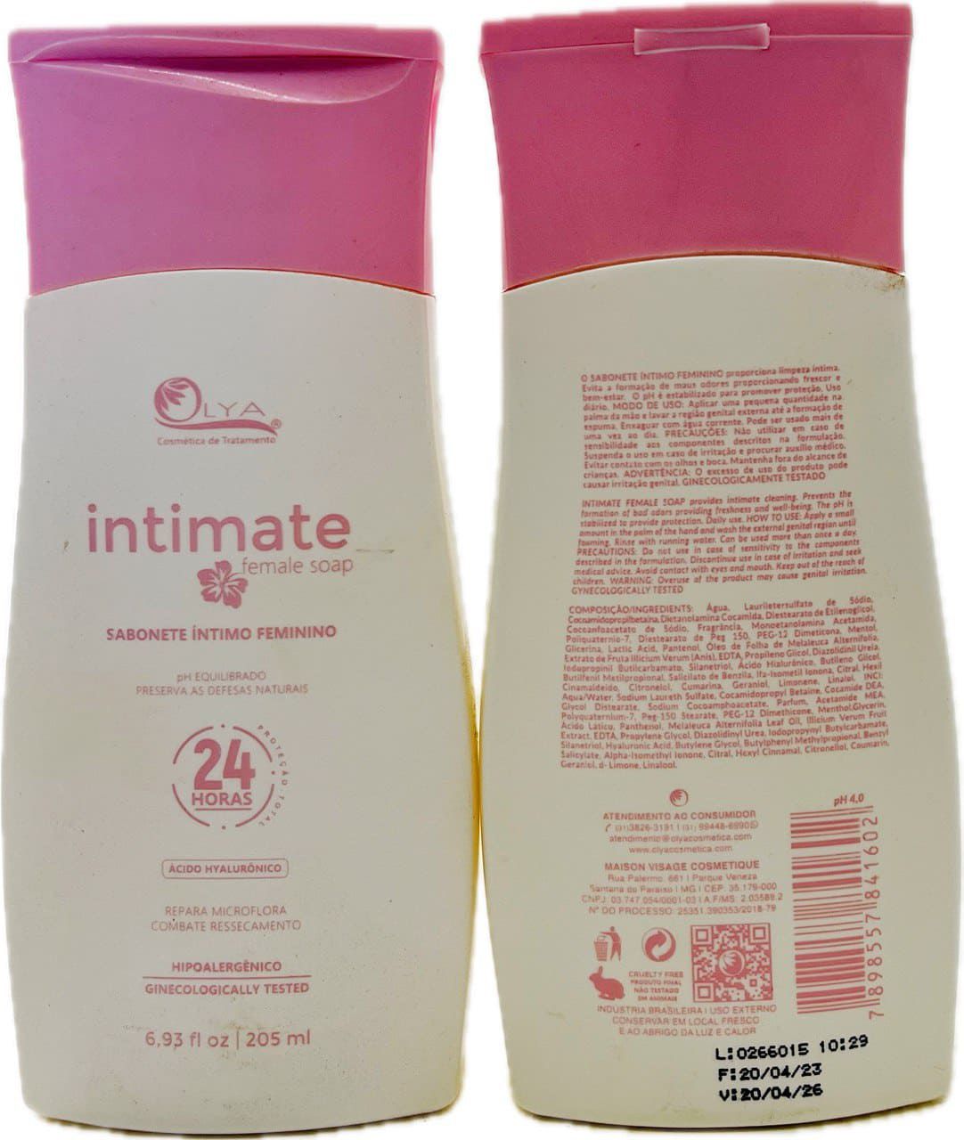 OLYA SABONETE ÍNTIMO FEMININO INTIMATE FEMALE SOAP - Cavier Cosmeticos