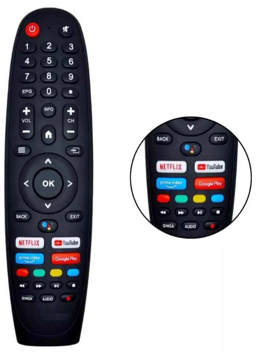 Controle Remoto Para Smart Tv Multilaser Tl042 Tl045 Tl046 - Mundo do ...