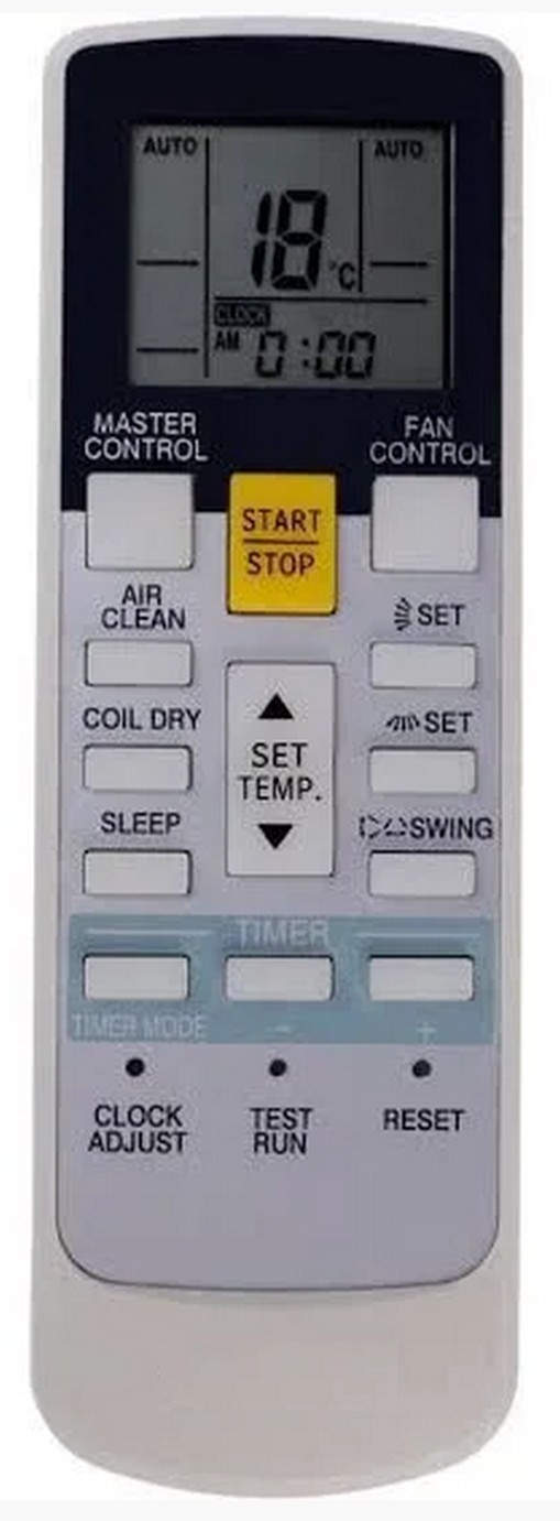 Controle Remoto para Ar Condicionado Split Inverter Para Fujitsu ...