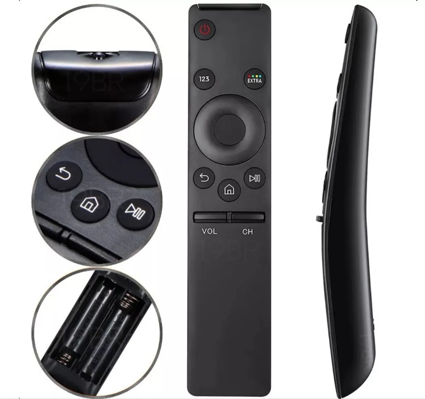 Controle Remoto Tv Led Samsung Smart 4k Tela Curva - Mundo do Controle ...