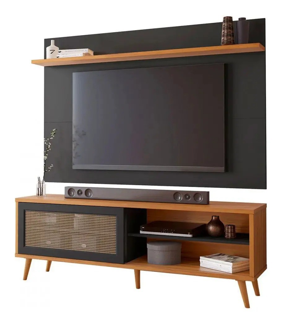 Rack com painel Tela tv até 60"- Notável - ítaly móveis estofados e ...