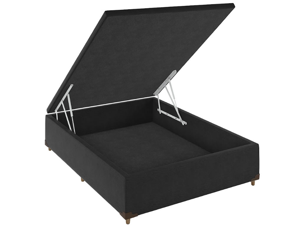 Base Box Baú Prime luxo Casal 138cm SE Movelaria - ítaly móveis ...