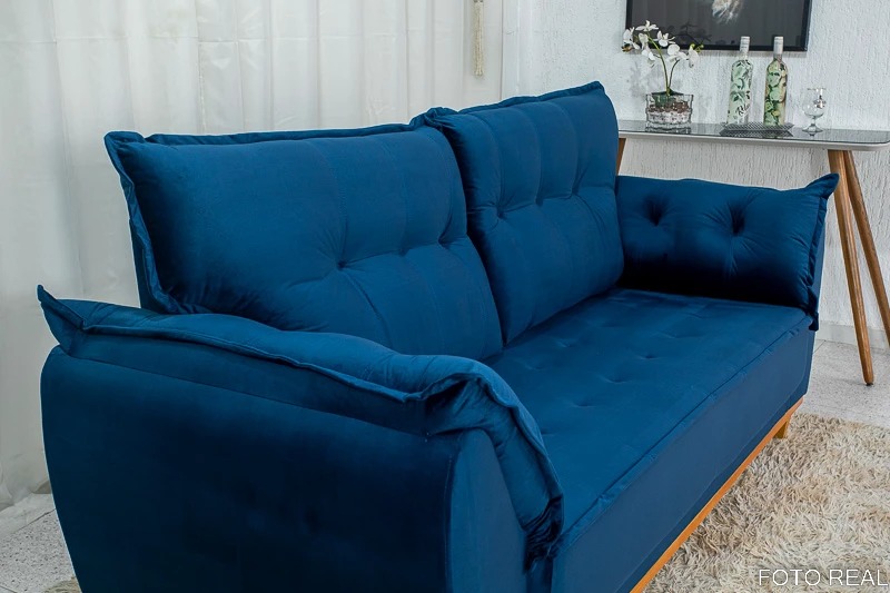 Sofá 3 lugares Espanha 2.00m D28 Soft Rf - ítaly móveis estofados e ...