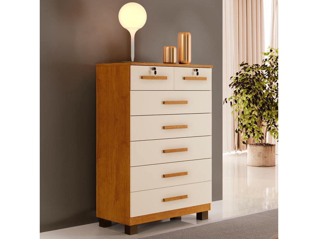 Cômoda Barcelona 7 Gavetas - Benetil - ítaly móveis estofados e decoraçoes