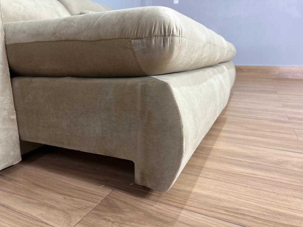 Sofá Cama Retrátil Reclinável Amaranto 2.30m Mod.100 – Capuccino Veludo - ítaly móveis estofados ...
