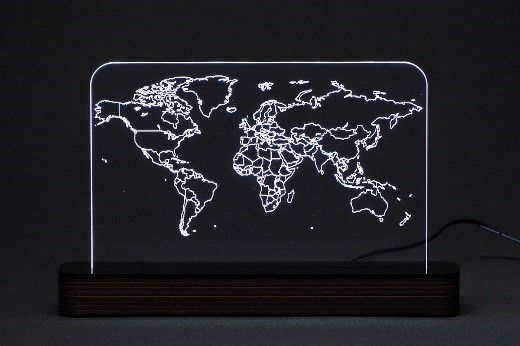 Luz noturna, abajur, iluminação ambiente, luminária decorativa, mapas ...