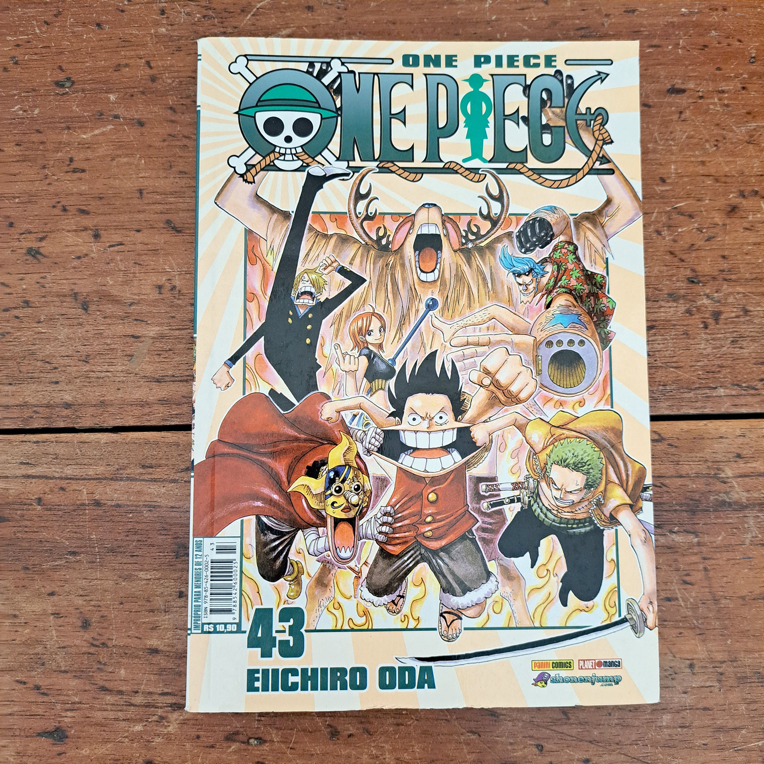 One Piece - Volume 43 - Panini - ITALIANO GEEK - O UNIVERSO ESTÁ AQUI