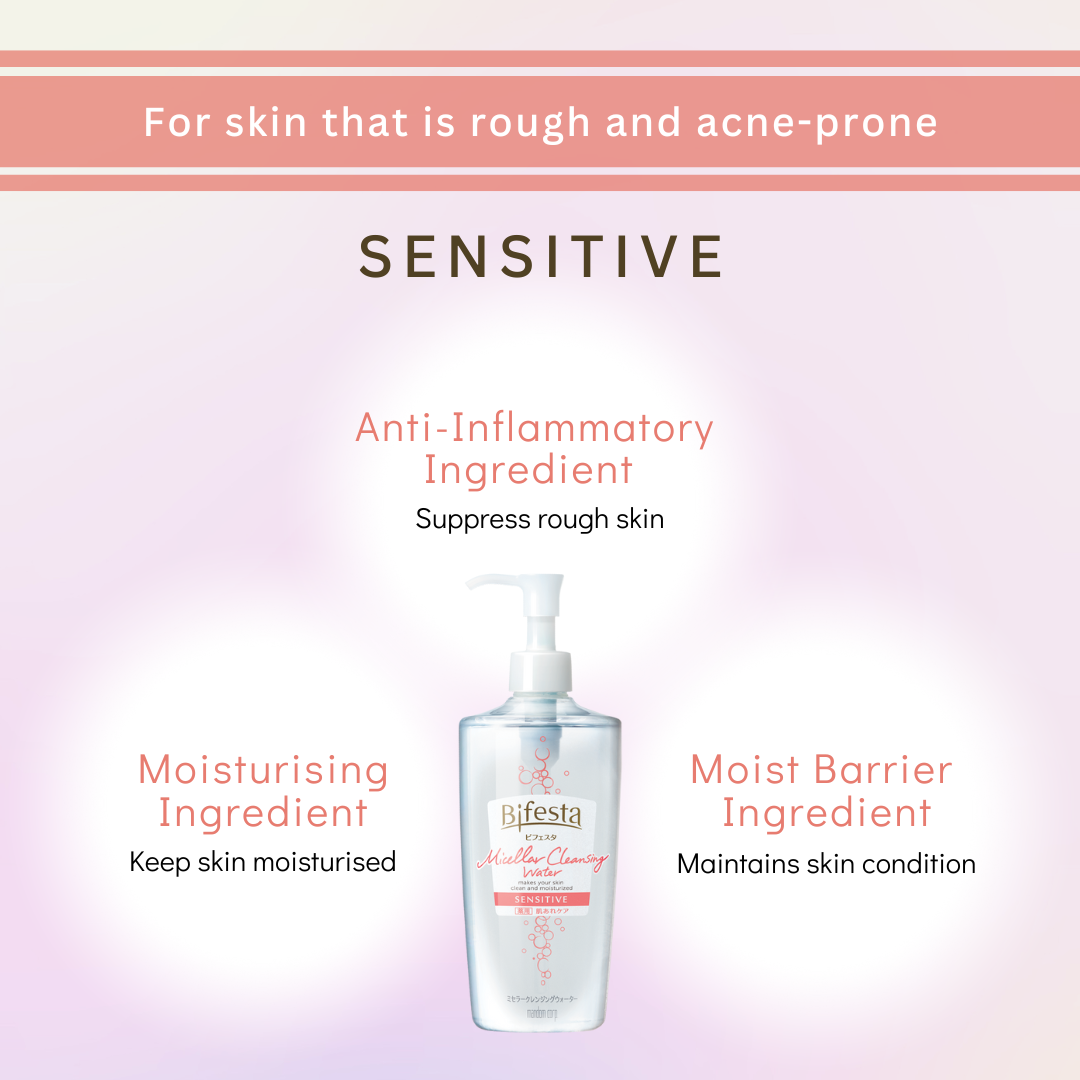 Bifesta Micellar Cleansing Water - Sensitive - 400 mL - Starling Beauty ...