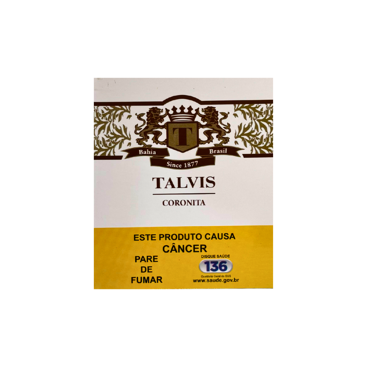 MINI CHARUTO TALVIS CORONITA CHOCOLATE 10 MAÇOS C/10 - Atacado de ...