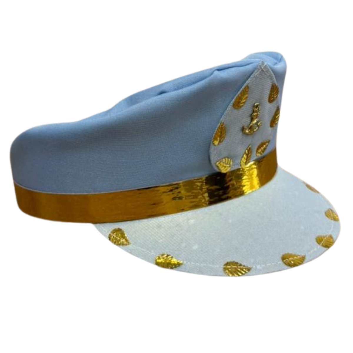 CAP AZUL CLARO COM DOURADO | Atacado de Umbanda - Atacado de Umbanda ...
