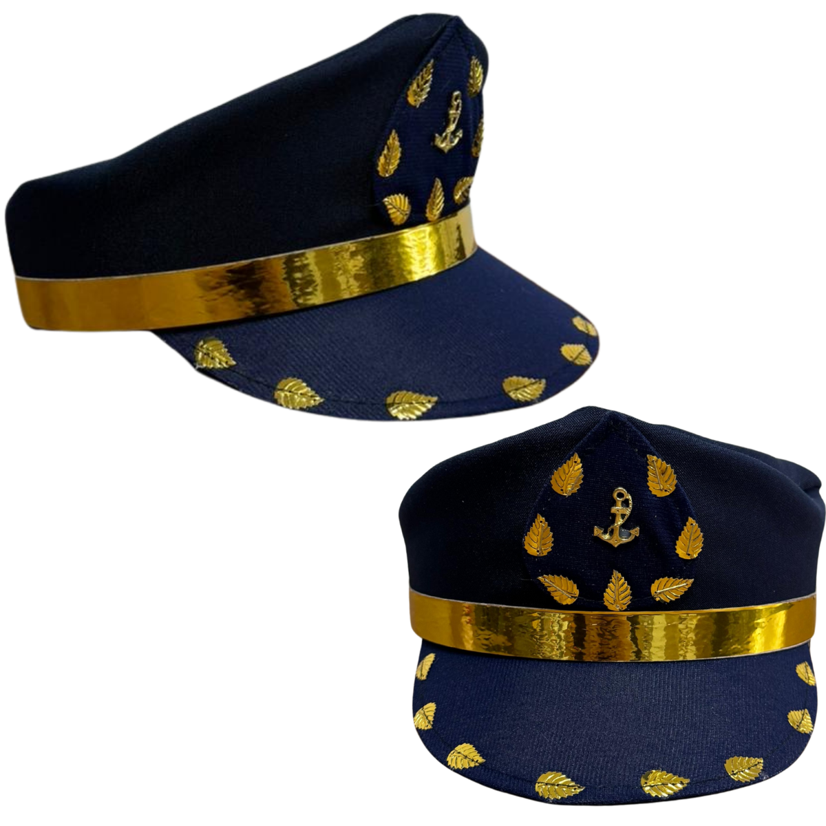 CAP AZUL MARINHO COM DOURADO | Atacado de Umbanda - Atacado de Umbanda ...