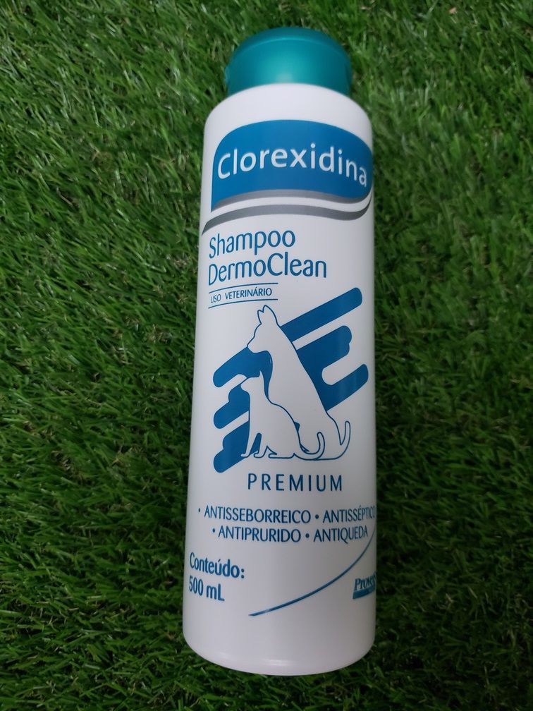 Shampoo Clorexidina DermoClean Cães e Gatos - 500 ml - Zozo Pet Store