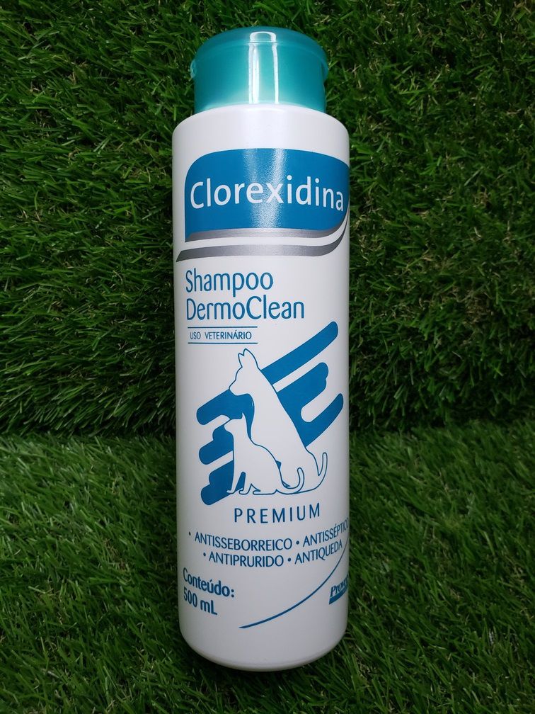 Shampoo Clorexidina DermoClean Cães e Gatos - 500 ml - Zozo Pet Store