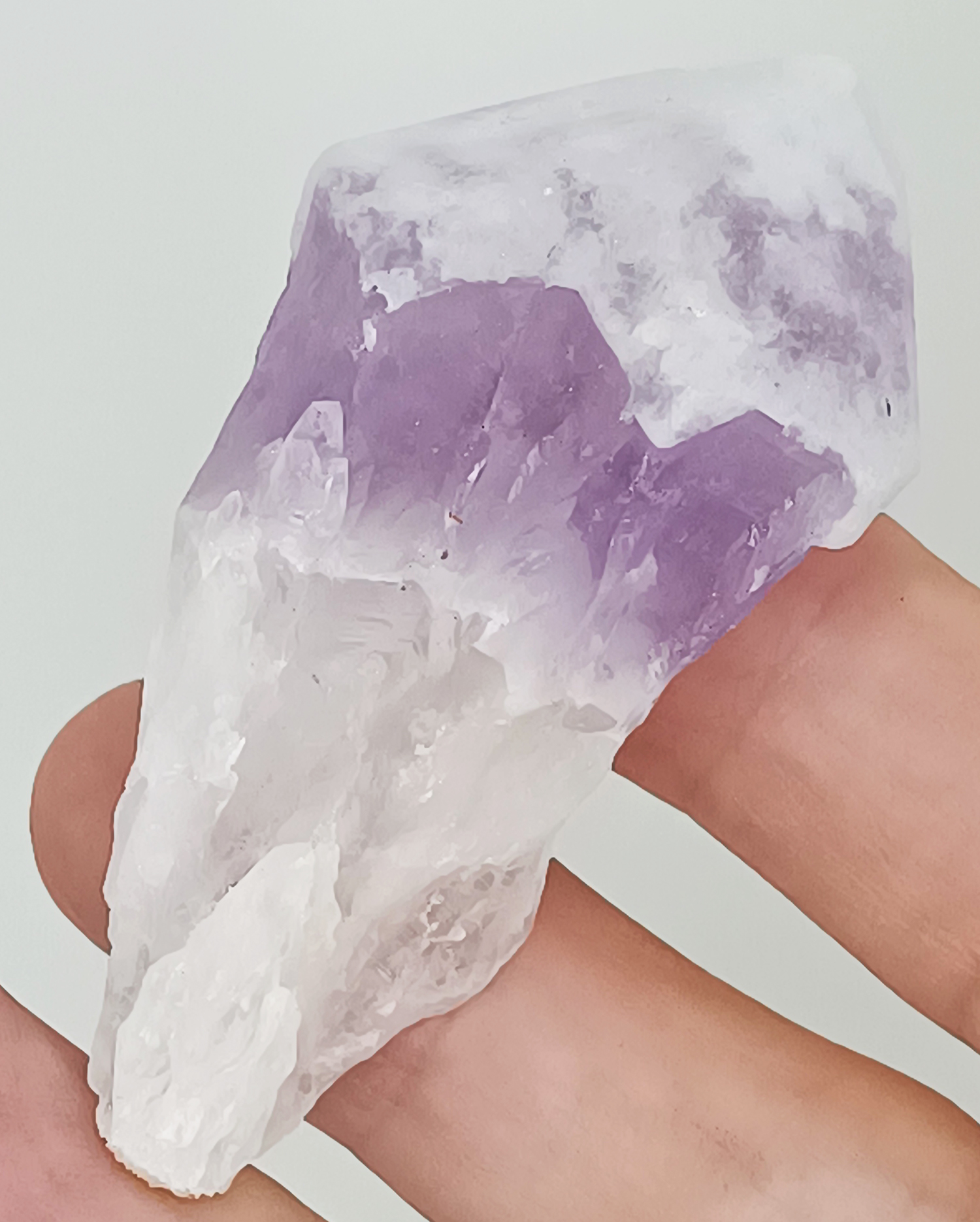 Raiz de Ametista Lavanda - Ice Cap - Nirvana Cristais