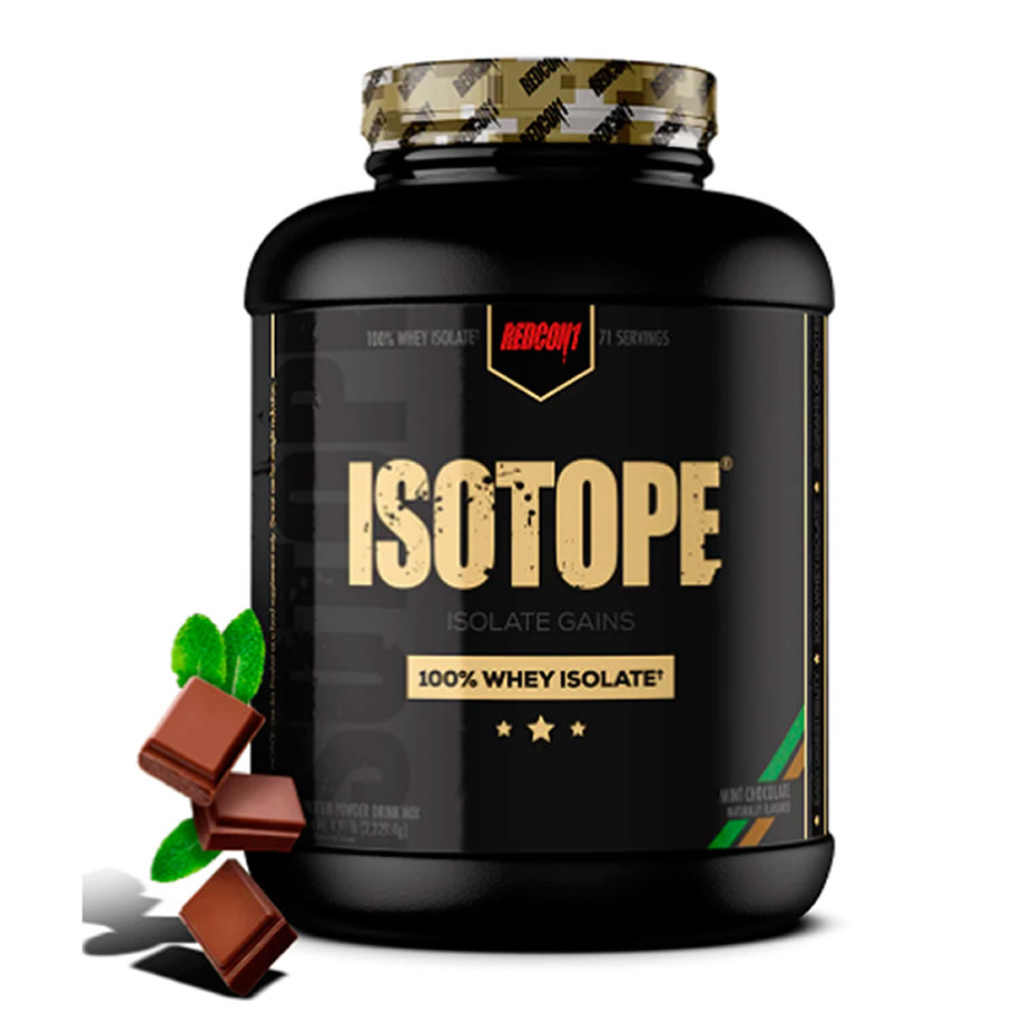 Isotope - 100% Whey Isolate Protein 5lb - Sabor Chocolate com Menta ...