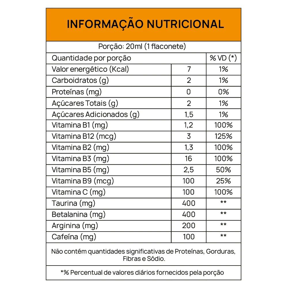 COMBO BOOST CAFEINA - SHOT ENERGÉTICO NATURAL - Madi Brasil