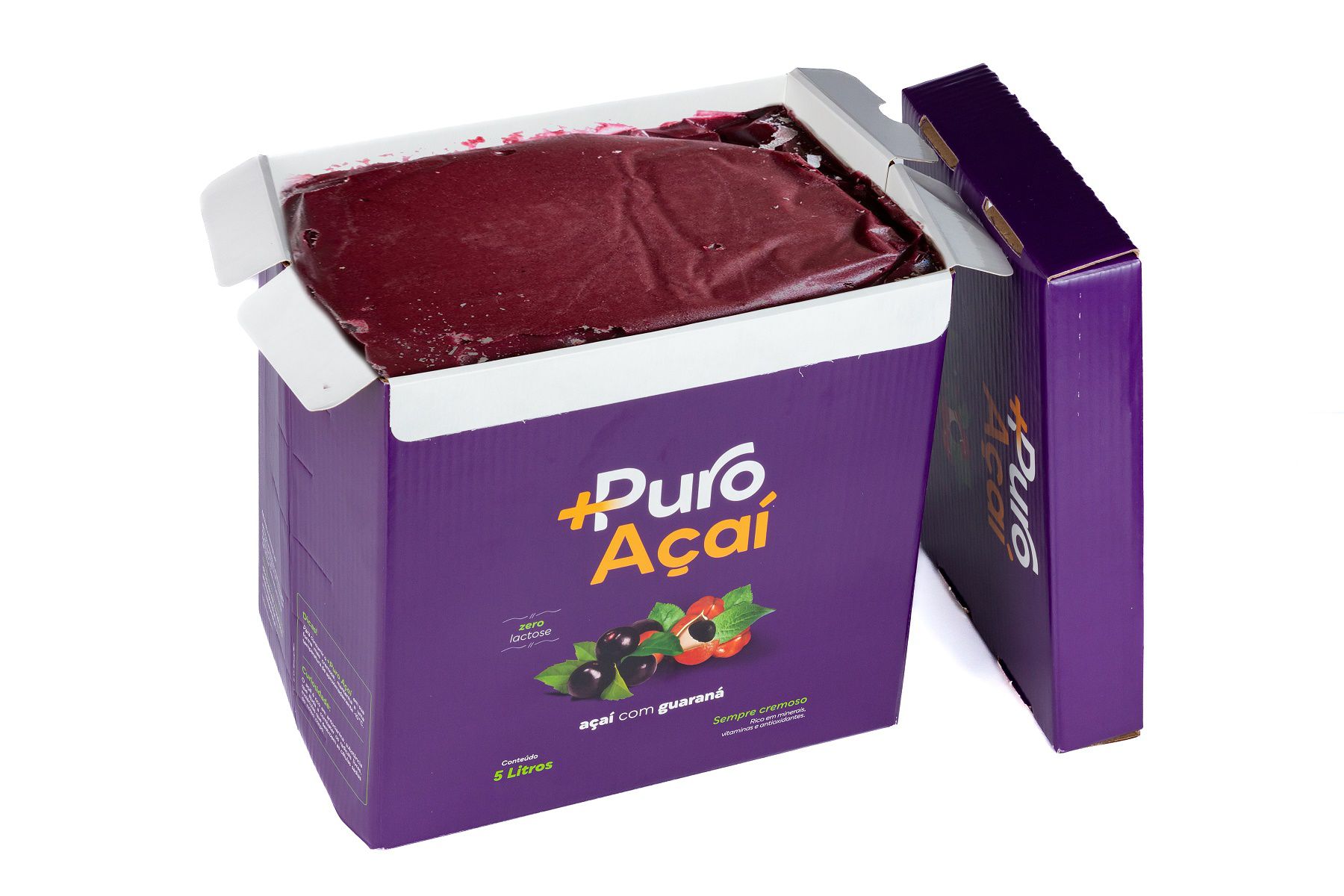 +PURO AÇAÍ COM GUARANÁ 5L - +Puro Açaí