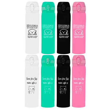 Garrafa em Inox Animal 450 ml Kit Girl - MAGAZINE - Moda, calçados ...