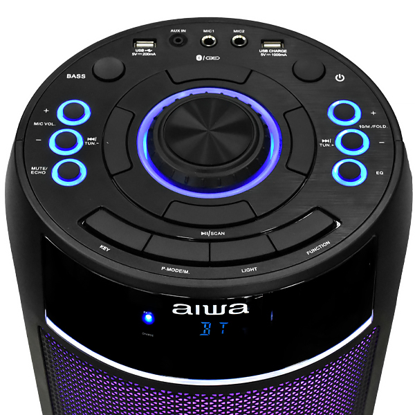 Caixa de Som AIWA Flame Line 2 de 6.5" 500 Watts P.M.P.O com Bluetooth ...