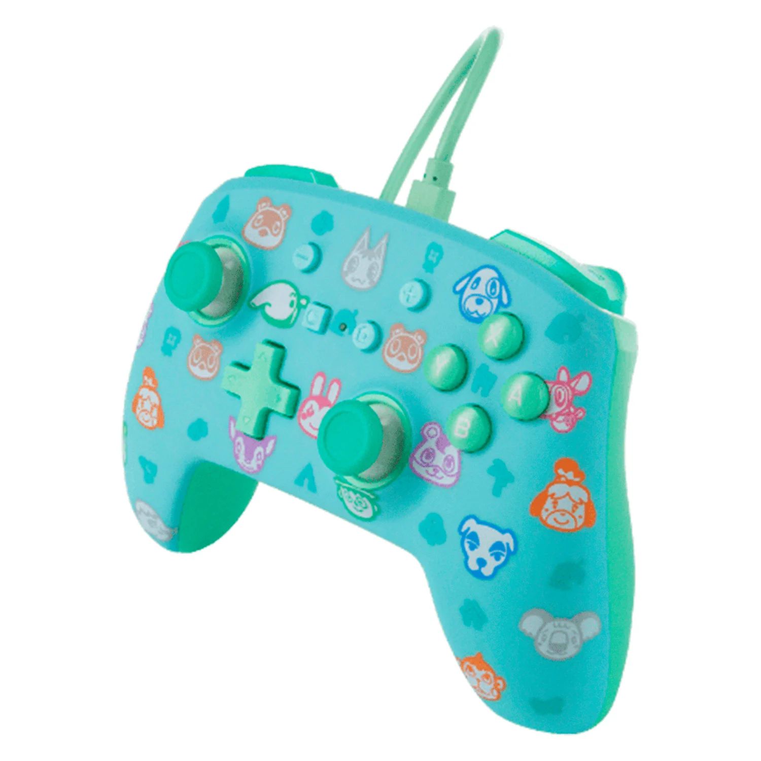 Controle PowerA Enhanced Wired Animal Crossing para Nintendo Switch PWA A 2452 Mariio85
