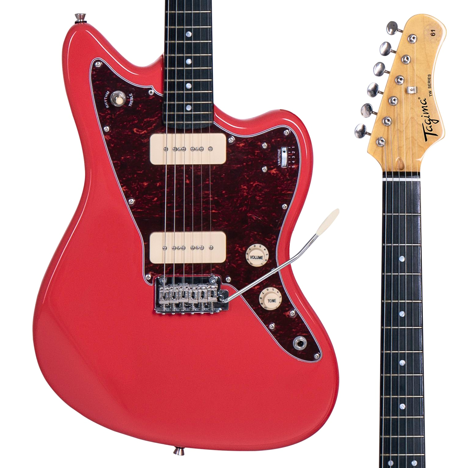 Kit Guitarra Jazzmaster Tagima Fiesta Red Tw-61 Completo - O Acústico ...