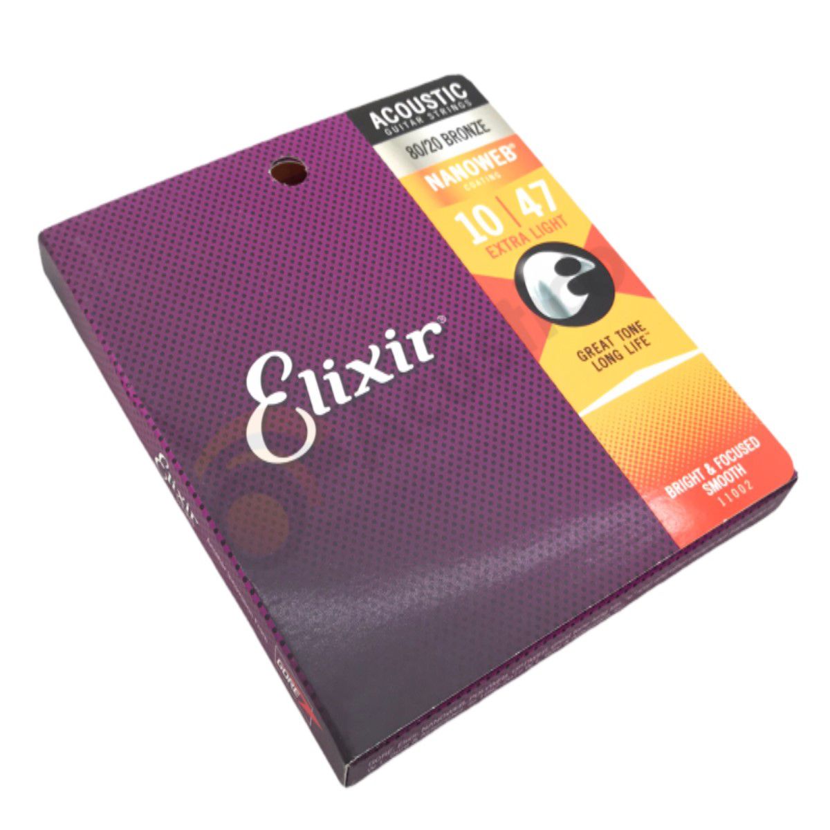 Encordoamento Elixir Cordas P/ Violão Aço 0.10 Extra Light - O Acústico ...