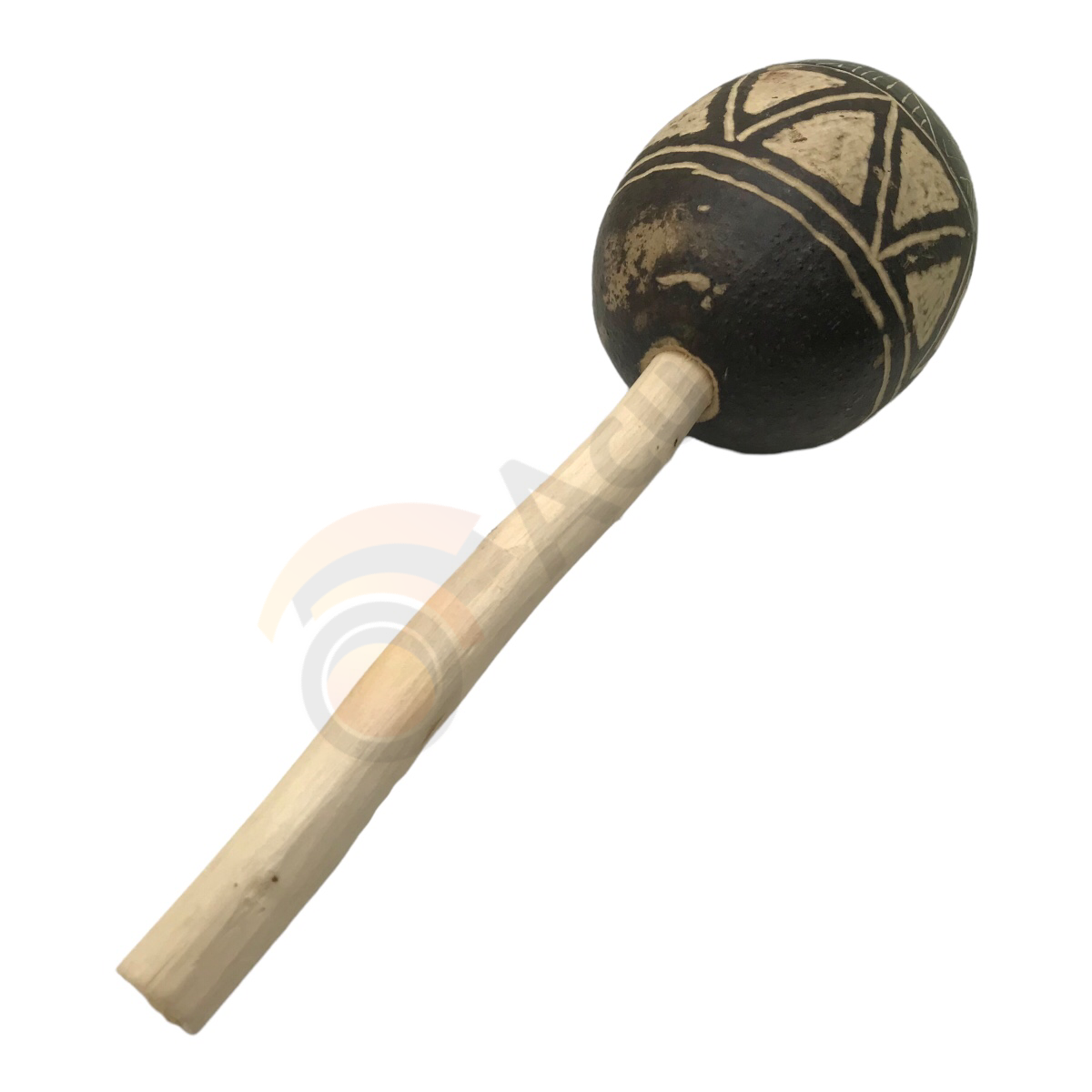 Maraca Chocalho Instrumento Indígenas Cabaça Artesanal - O Acústico ...