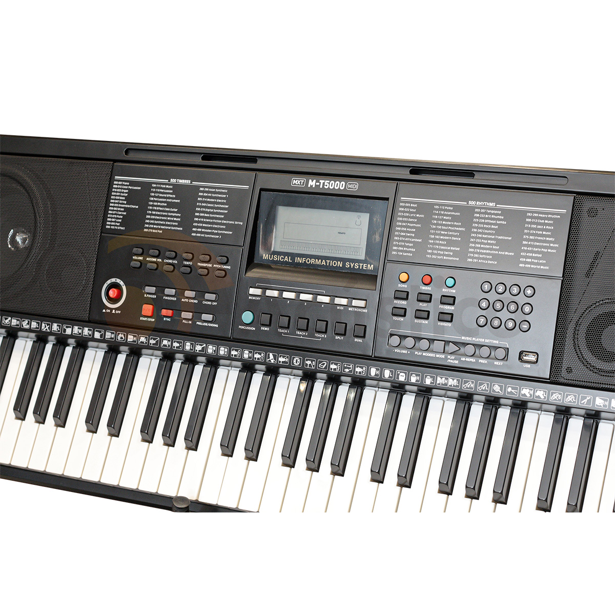 Teclado Musical 61 Teclas Sensitivas MIDI Com Capa - O Acústico ...