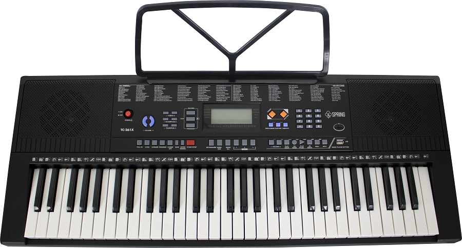 Kit Teclado Musical 61 Teclas USB Com Capa Suporte + Banco - O Acústico ...