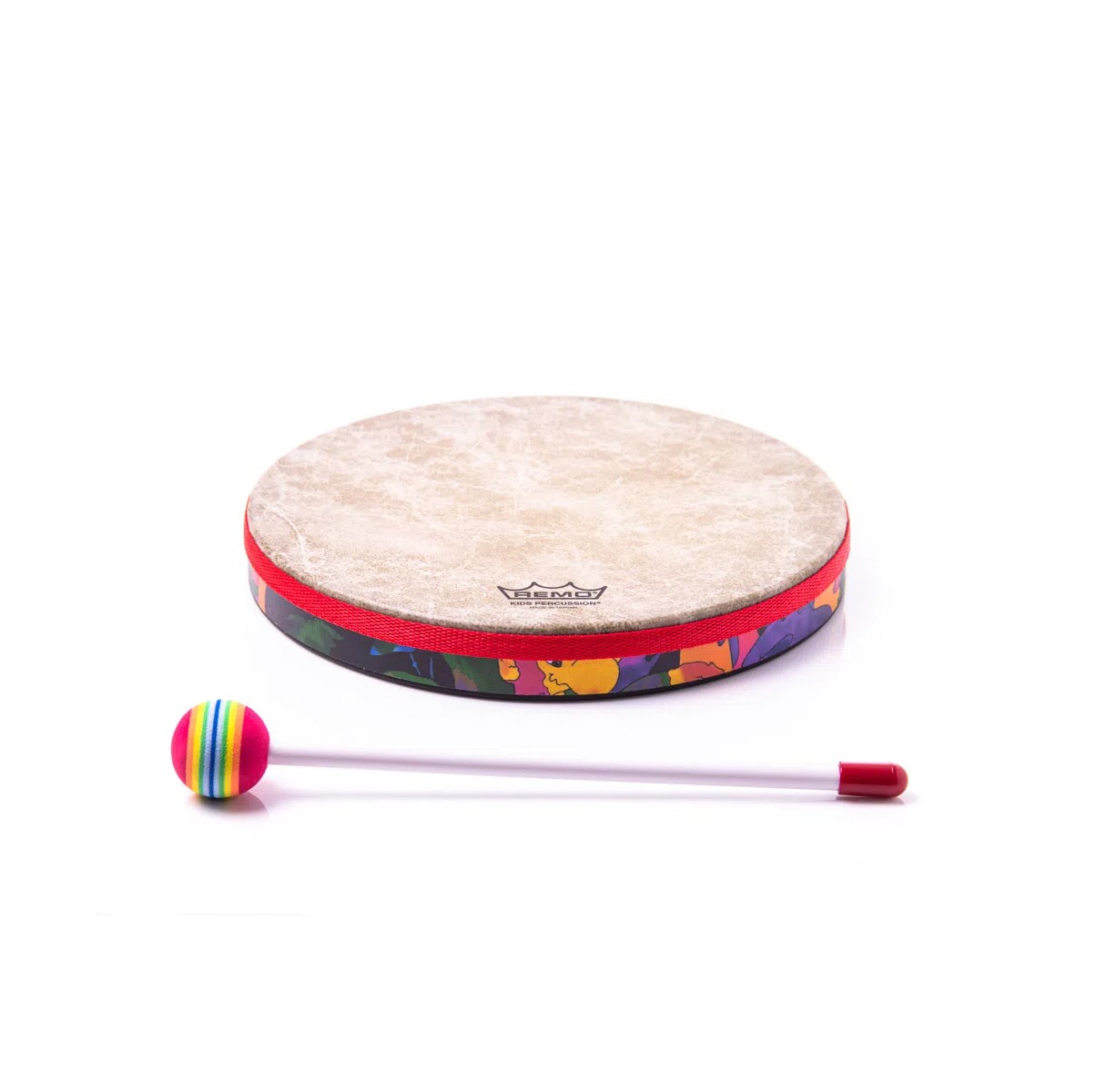 Tambor Infantil Remo Hand Drum 8'' Com Baqueta Mallet - O Acústico ...