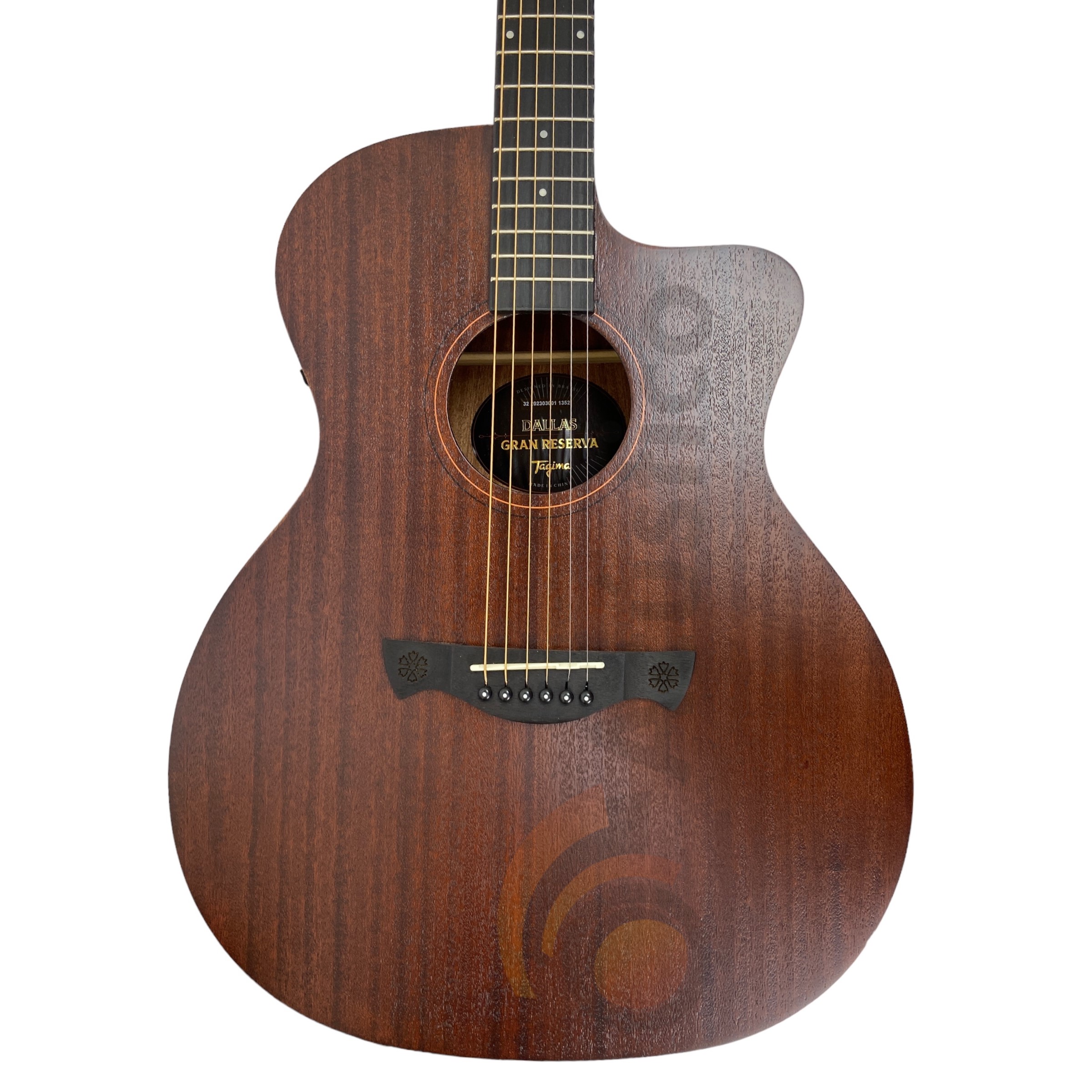 Violão Elétrico Tagima Dallas Gran Reserva TEQ-8 Sapele - O Acústico ...