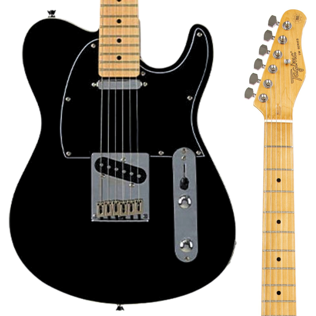 Guitarra Telecaster Tagima Classic Maple T-550 Black - O Acústico ...