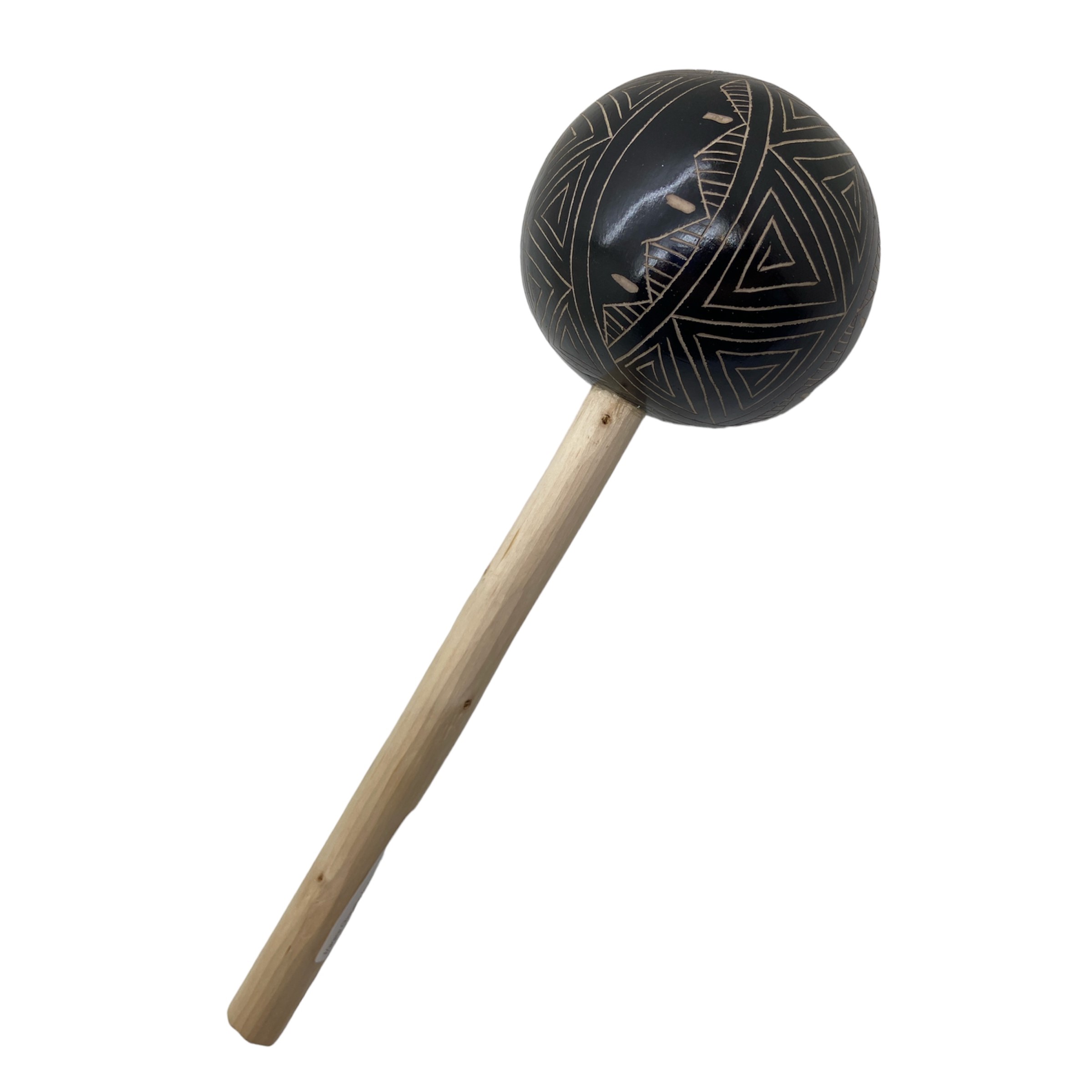 Maraca Chocalho Instrumento Indígena Cabaça Artesanal Par - O Acústico ...