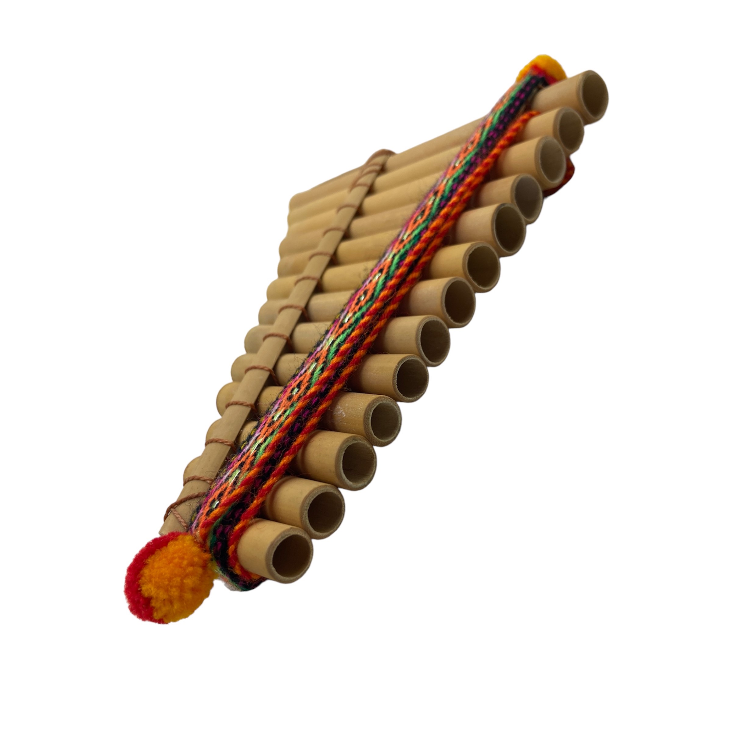 Flauta Pan Peruana Hecha Samponã 13 Notas Artesanal Em Bambu - O ...