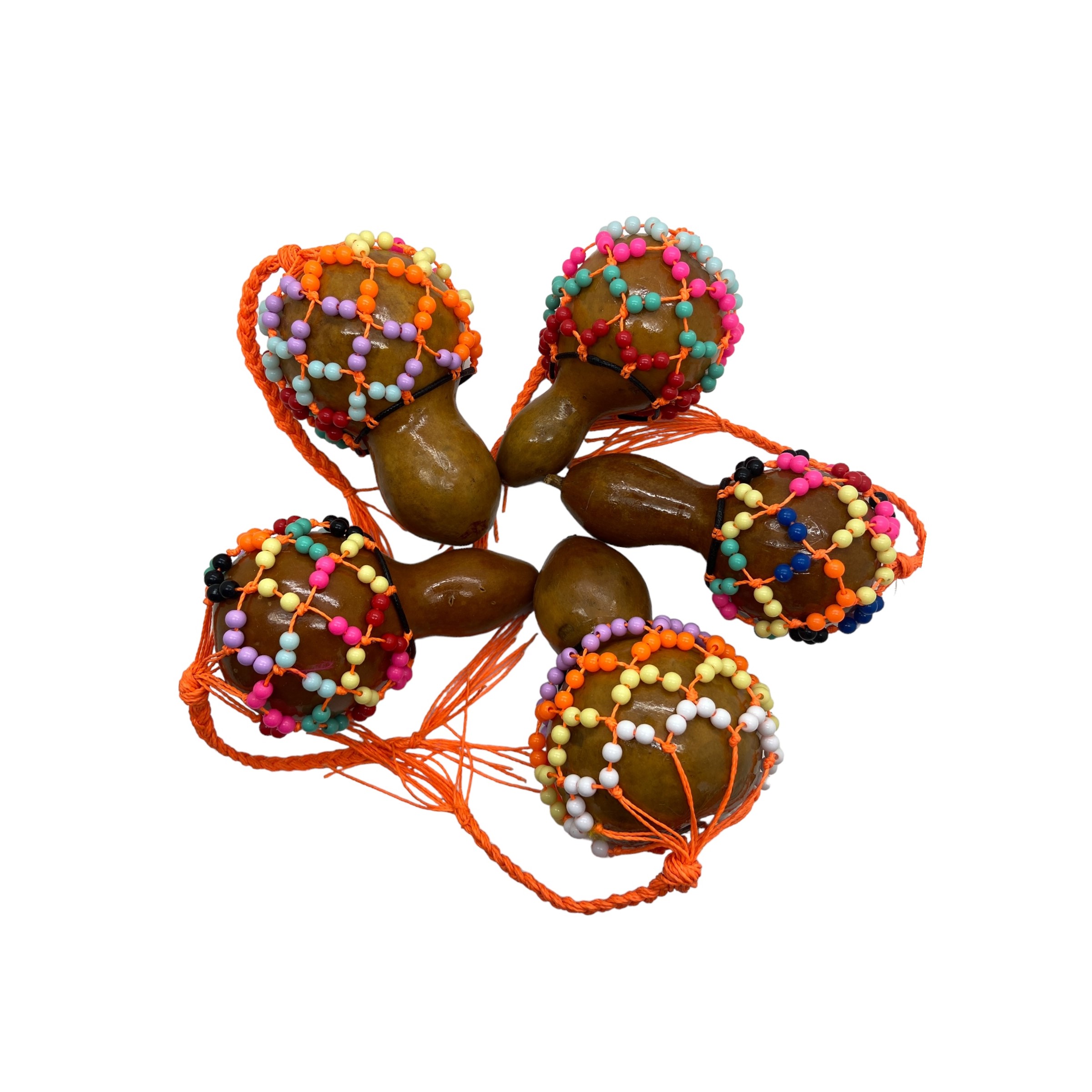 Mini Xequerê Artesanal Abê Agbê De Cabaça Com Miçangas - O Acústico ...