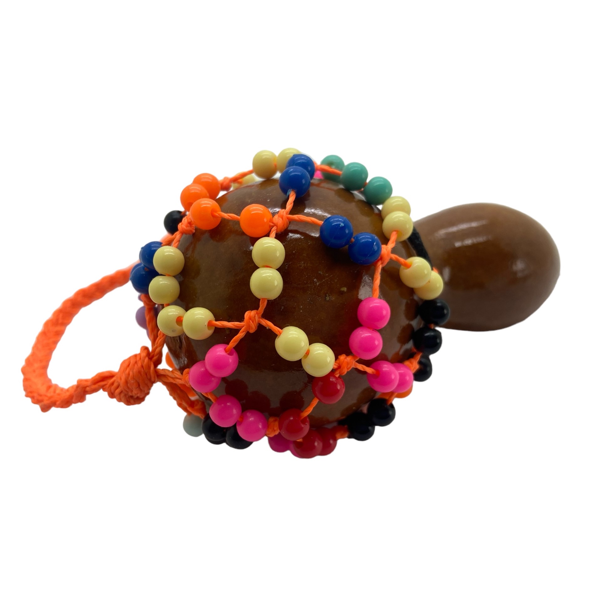 Mini Xequerê Artesanal Abê Agbê De Cabaça Com Miçangas - O Acústico ...