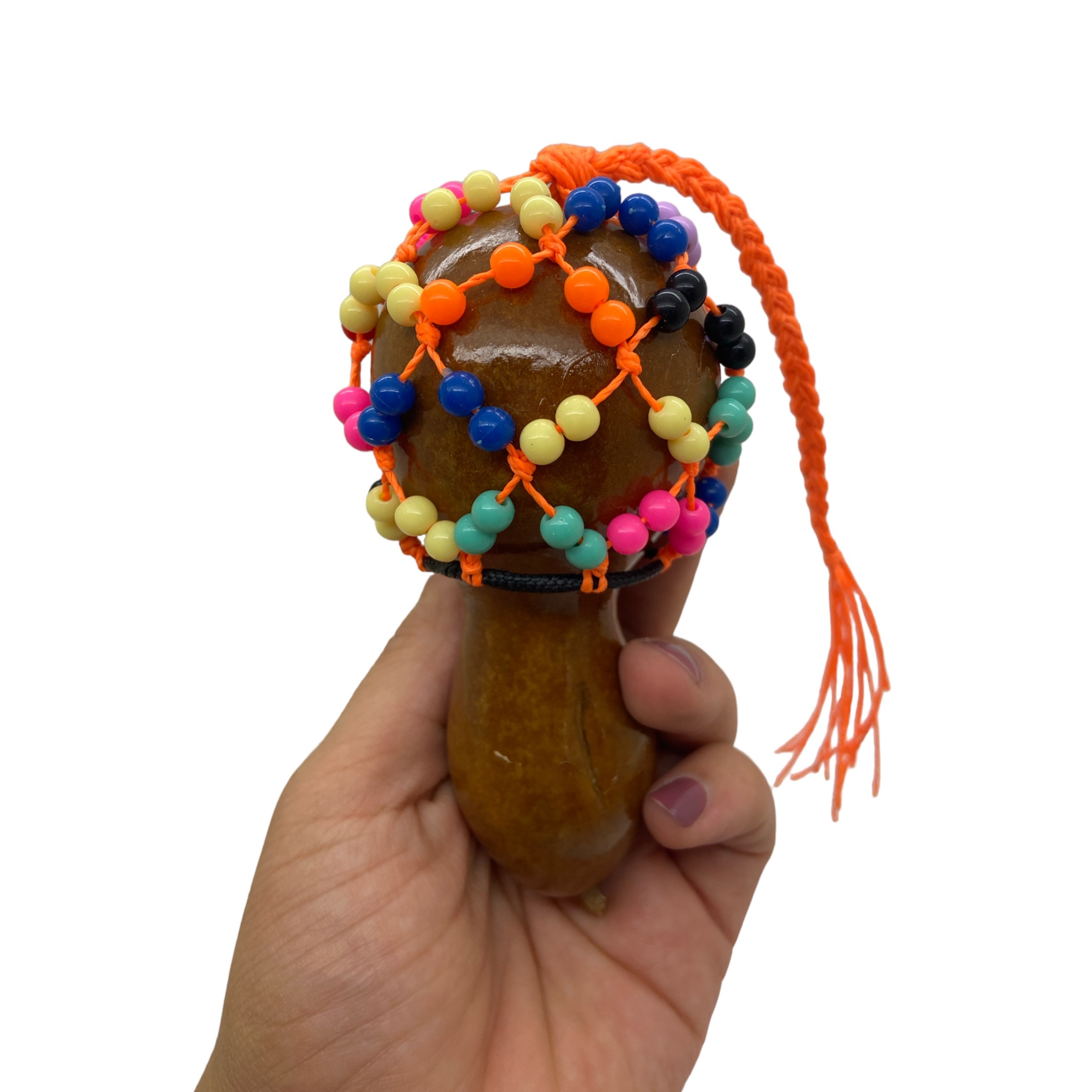 Mini Xequerê Artesanal Abê Agbê De Cabaça Com Miçangas - O Acústico ...